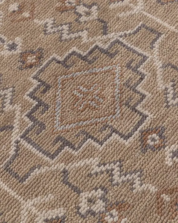 Quince Chloe Hand-knotted Wool Rug - Cognac