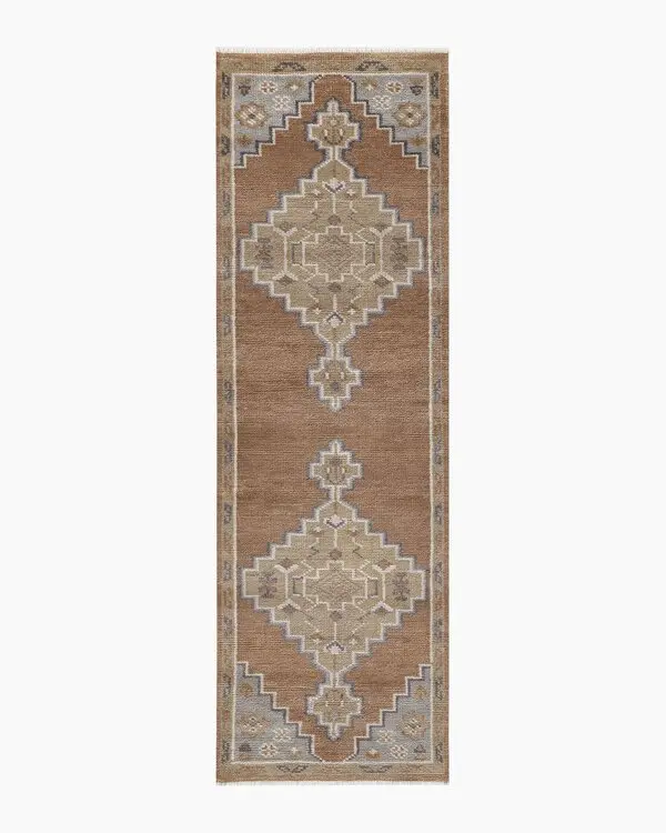 Quince Chloe Hand-knotted Wool Rug - Cognac