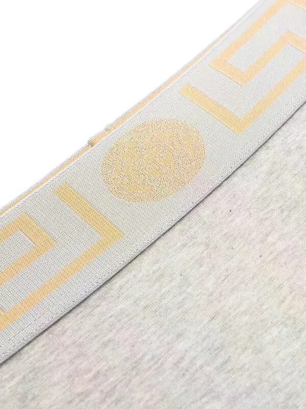 Versace Medusa-jacquard Jersey Briefs - Grey