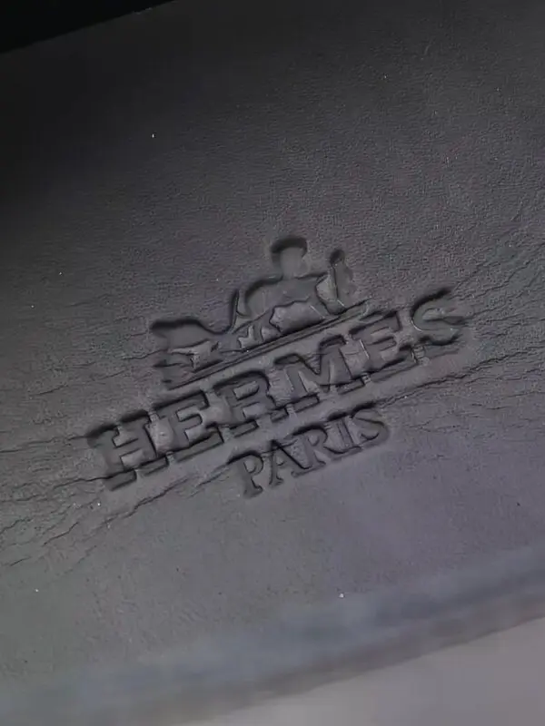 Hermès Leather Loafers With Platform Heel