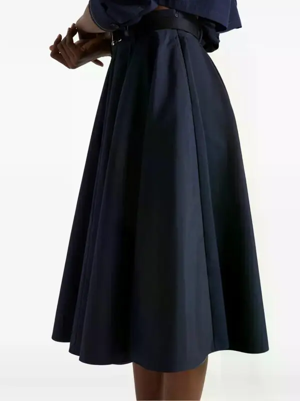 Prada Poplin Midi-skirt