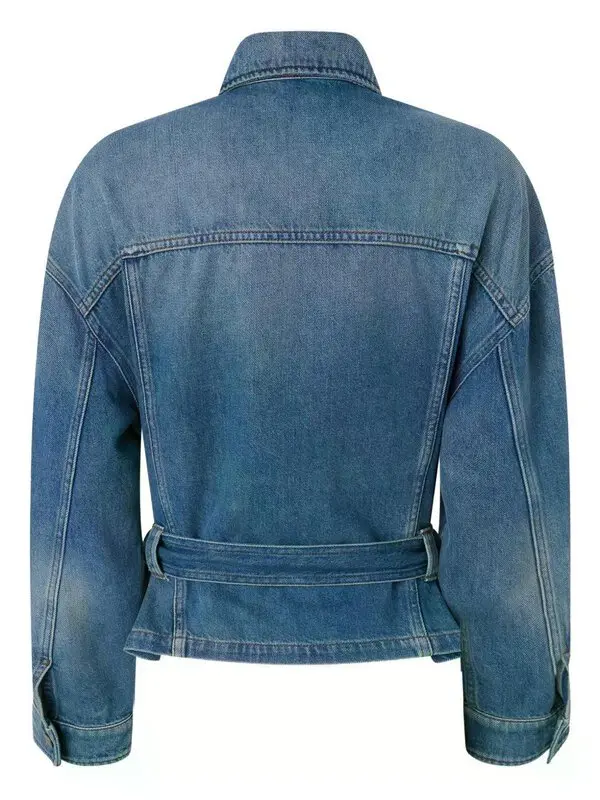 Pinko Belted Denim Jacket
