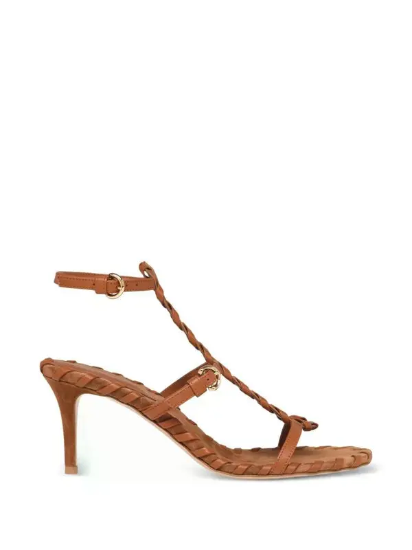 GIANVITO ROSSI Braided Strap Sandals