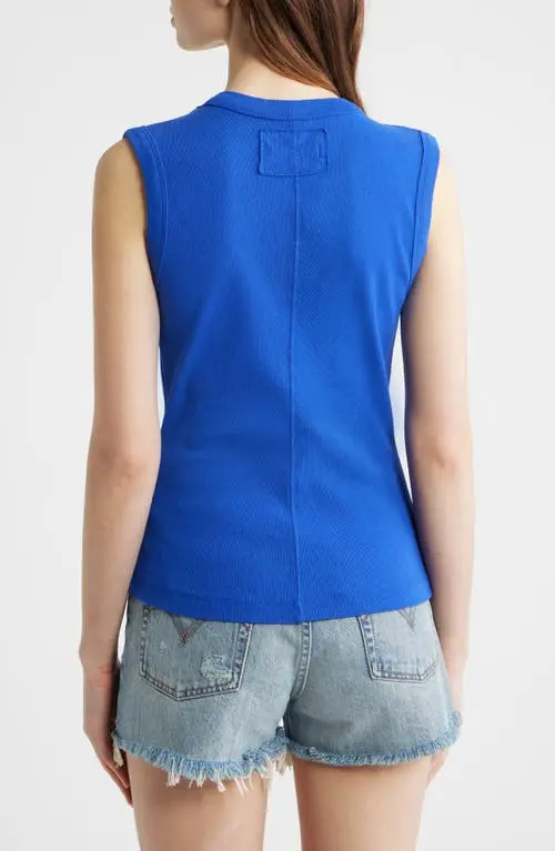 Free People Murphy Cotton Tank - Blue