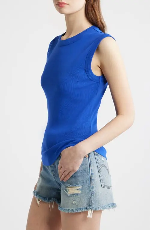 Free People Murphy Cotton Tank - Blue