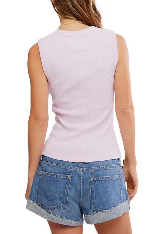 Free People Murphy Cotton Tank - Tiny Dancer