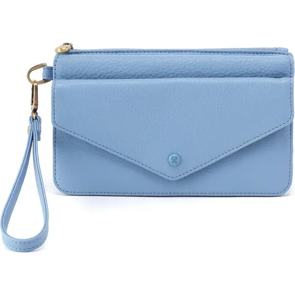 Hobo Leather Wristlet - Seabreeze