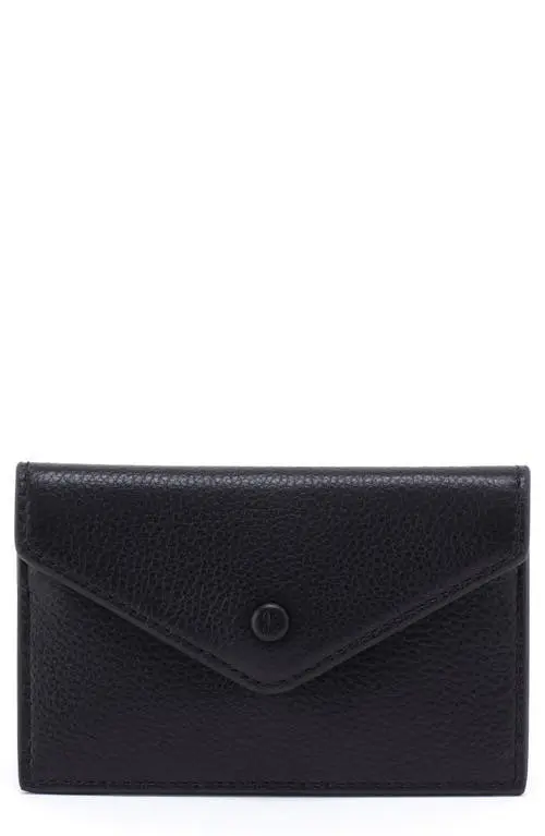 Hobo Goldie Leather Card Case - Black