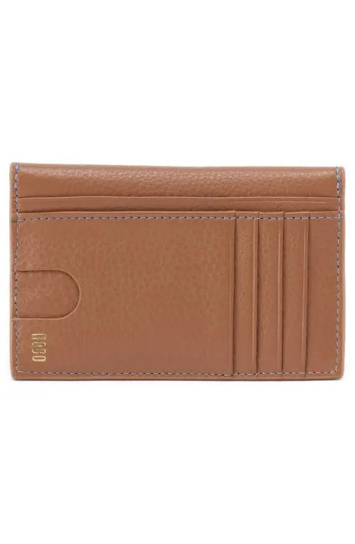Hobo Goldie Leather Card Case - Brown Sugar
