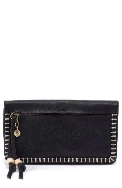 Hobo Lumen Leather Continental Bifold Wallet - Black
