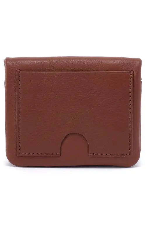 Hobo Mini Lumen Leather Bifold Wallet - Cocoa Bean