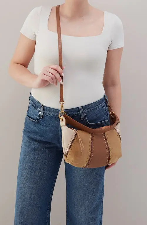 Hobo Mini Opal Leather Shoulder Bag
