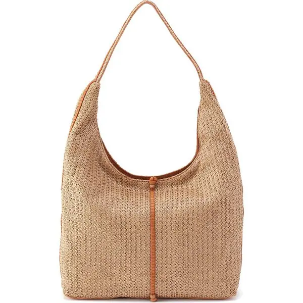 Hobo La Jolla Straw & Leather Bag - Meadow Woven Straw