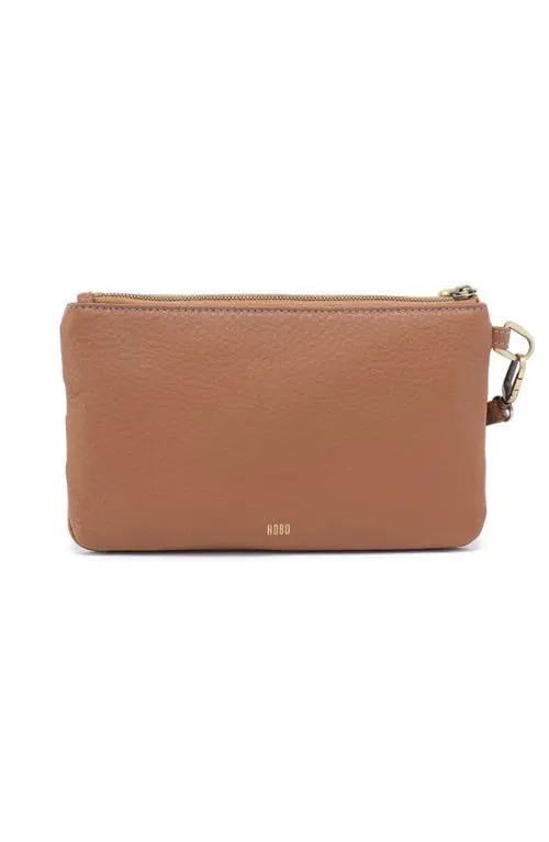 Hobo Leather Wristlet - Brown Sugar