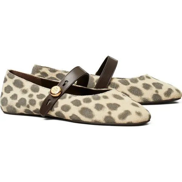 Tory Burch Romy Mary Jane Flat - Cheetah Spots