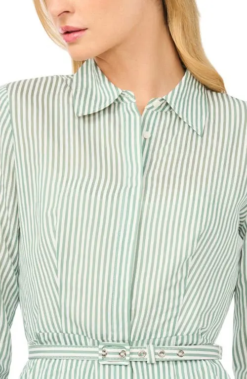 Ted Baker London Lynn Vertical Stripe Midi Shirt Dress