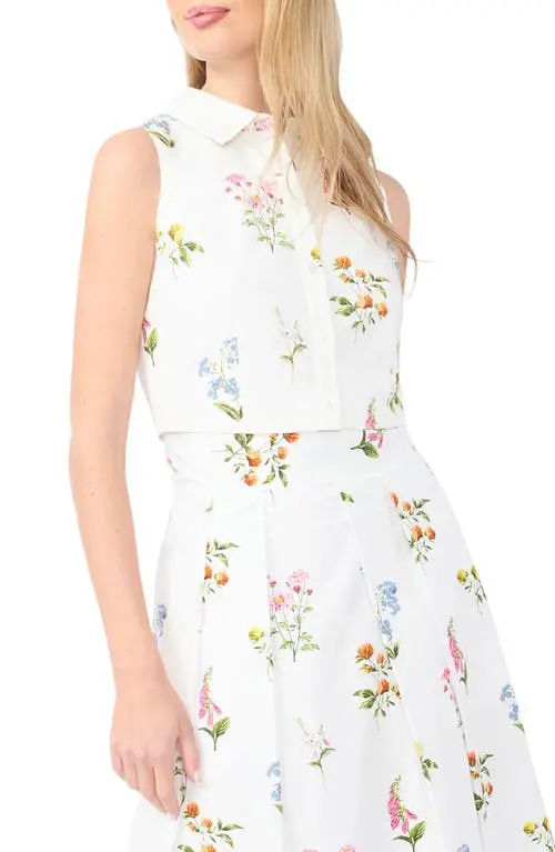 Ted Baker London Floral Crop Top