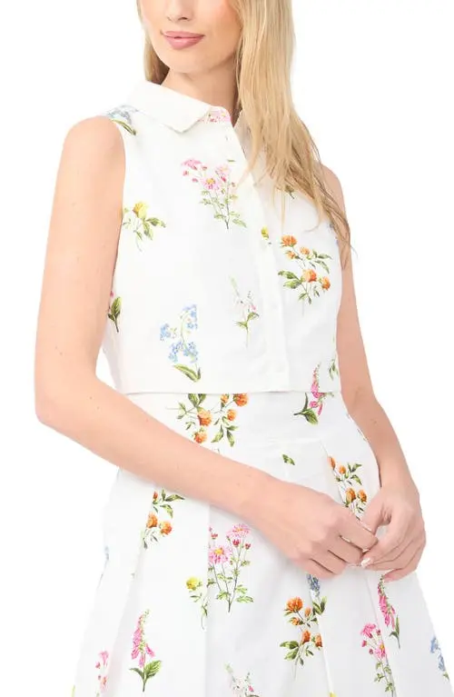 Ted Baker London Floral Crop Top