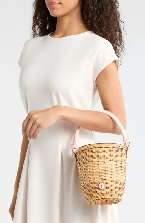 Pamela Munson The Jane Woven Rattan Basket Bag