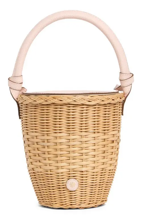 Pamela Munson The Jane Woven Rattan Basket Bag