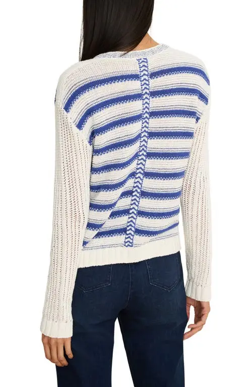 NIC+ZOE Painted Porcelain Striped Cardigan