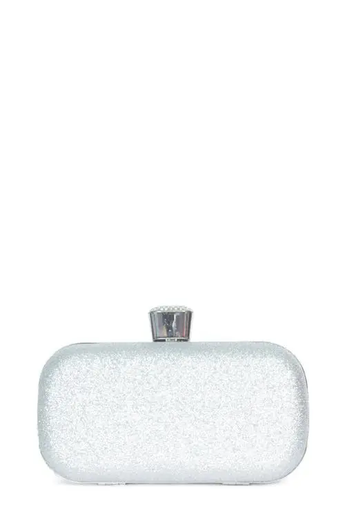 LAUREN LORRAINE Sofie Embellished Clutch - Silver