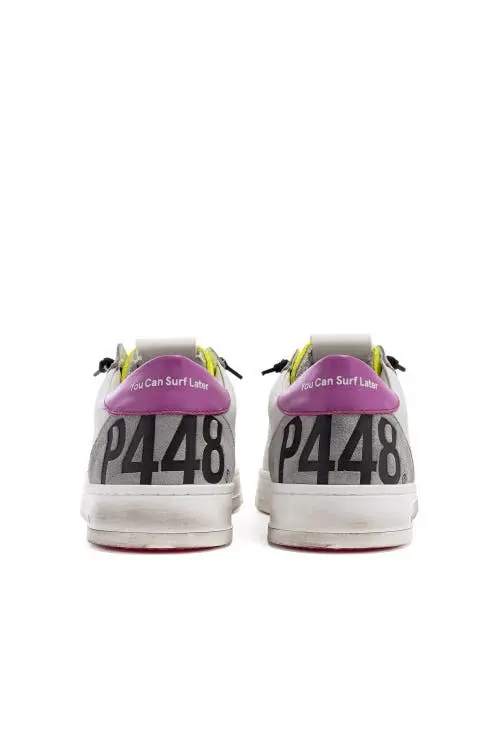 P448 Jack Sneaker - Fuchsia Yellow