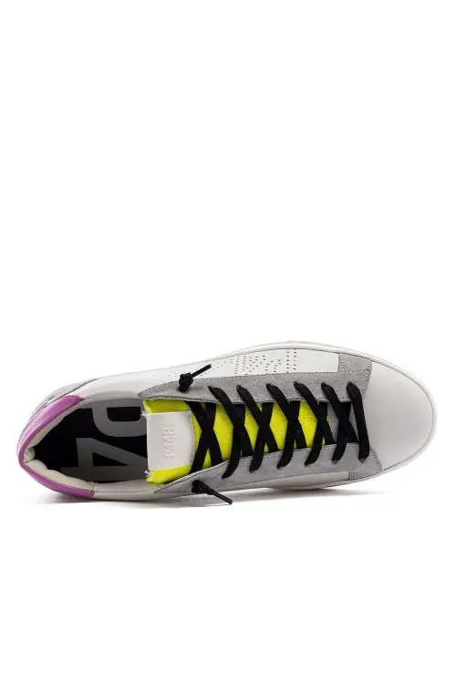 P448 Jack Sneaker - Fuchsia Yellow