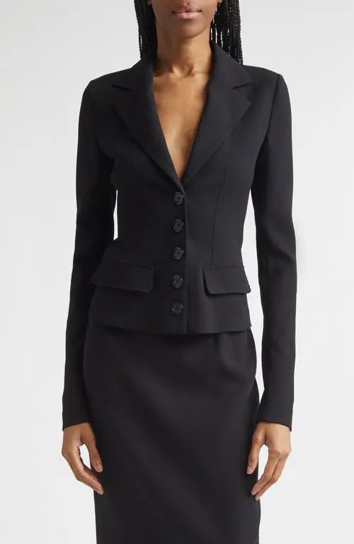 Dolce & Gabbana Tailored Stretch Wool Jacket