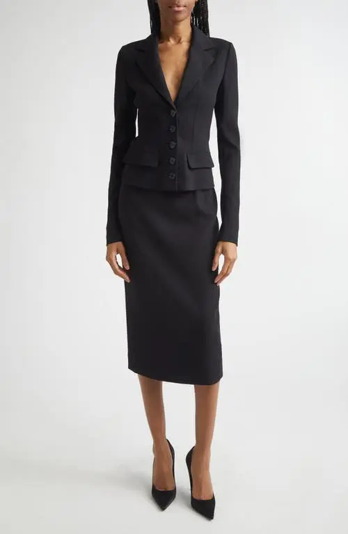 Dolce & Gabbana Tailored Stretch Wool Jacket