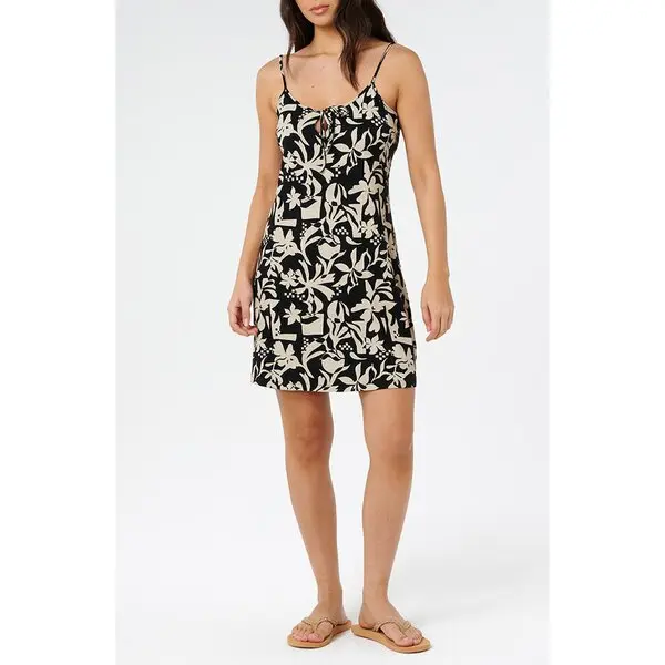Rip Curl Surf Dreams Rib Minidress - Black