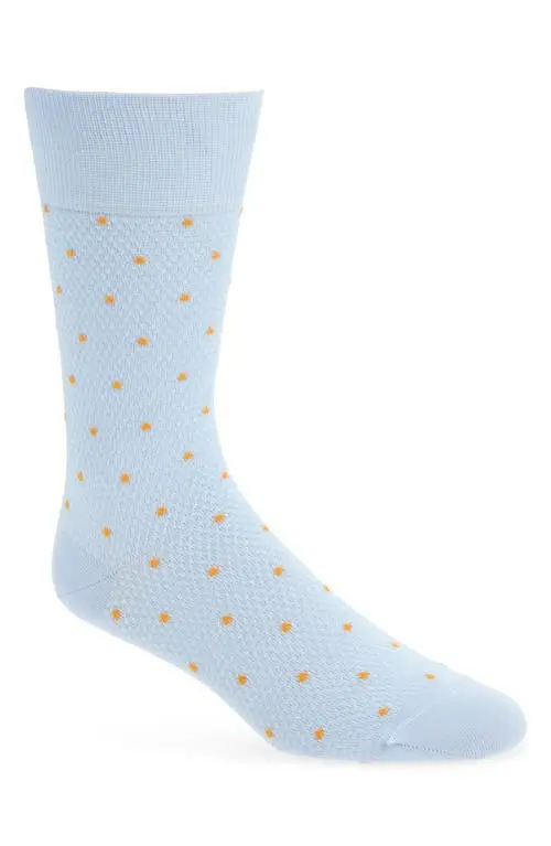 Paul Smith Naven Polka Dot Dress Socks - Turquoise/aqua