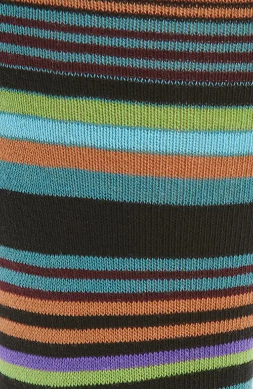 Paul Smith Niam Stripe Dress Socks - Black