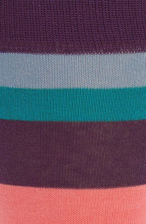 Paul Smith Artist Stripe Organic Cotton Blend Dress Socks