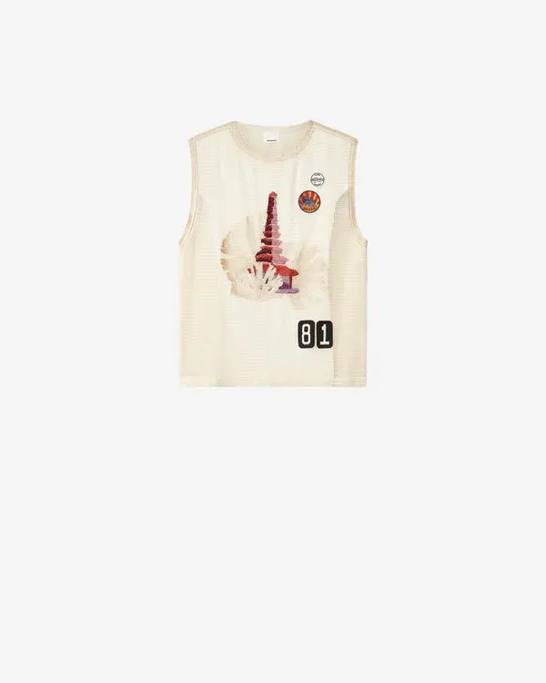 Isabel Marant Neal T-shirt - Ecru