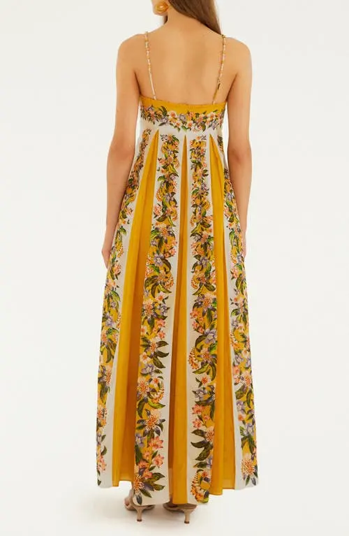 Farm Rio Hilo Stripes Maxi Sundress