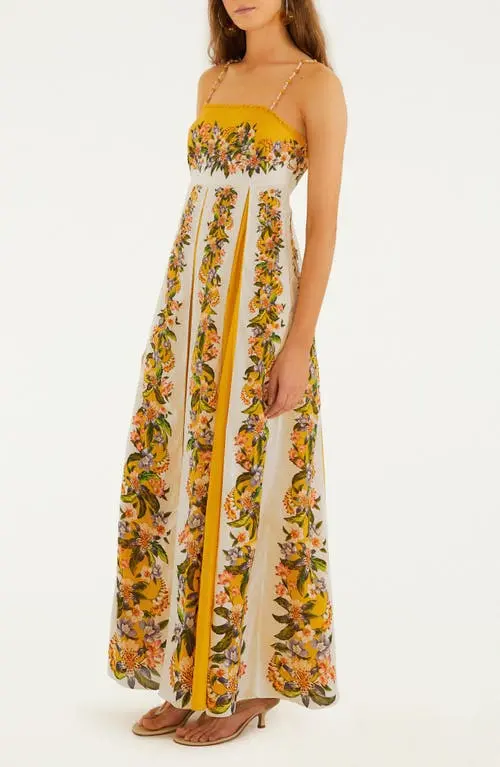 Farm Rio Hilo Stripes Maxi Sundress