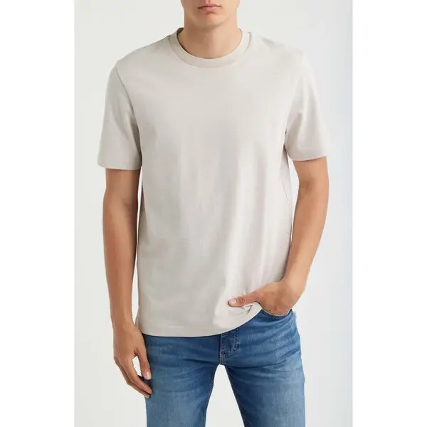 BOSS H-thompson Cotton Piqué T-shirt - Open Beige