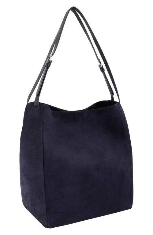 Vince Large Josie Suede Tote - Coastal