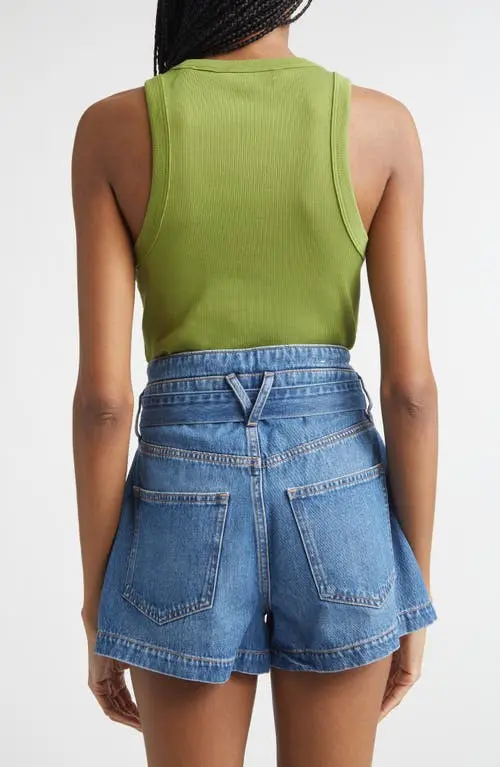 Veronica Beard Jordyn Crop Tank - Cactus