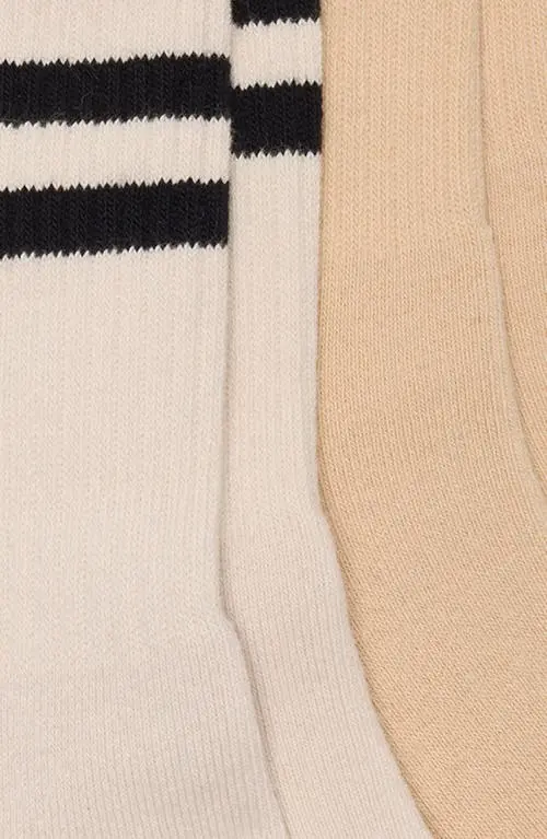 Bp. Varsity Stripe Crew Socks 2-pack - Multi