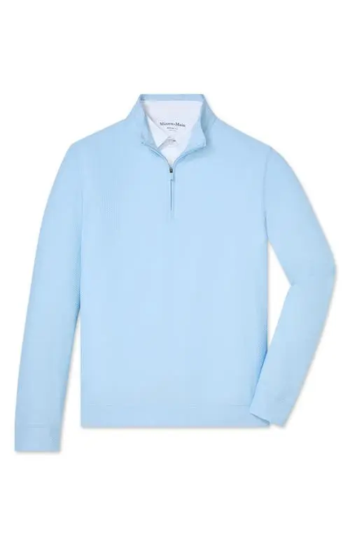 Mizzen+main Easton Textured Quarter Zip Pullover