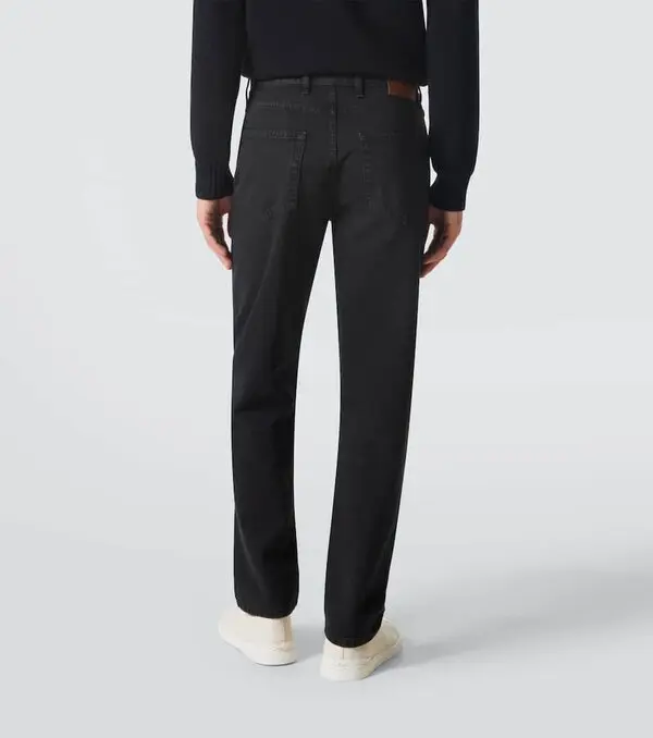 Zegna Straight Jeans - Black