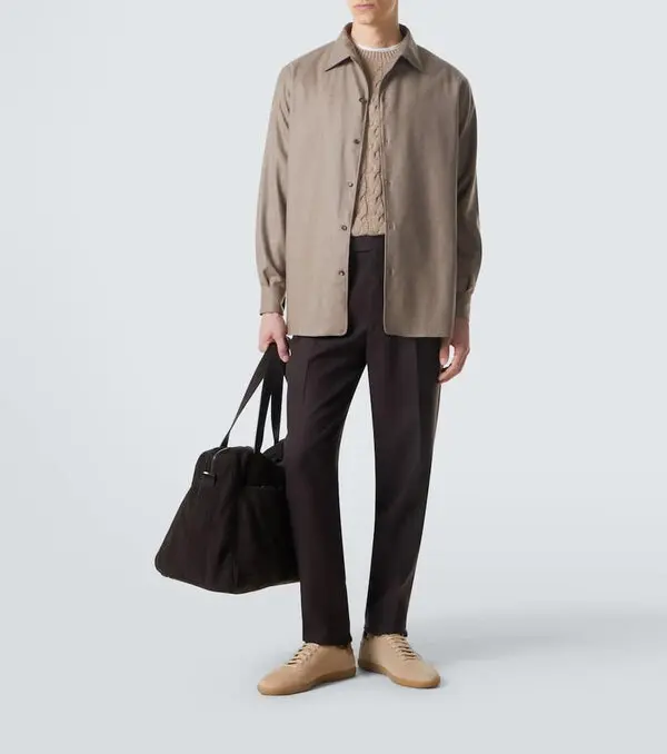 Zegna Straight Linen Pants