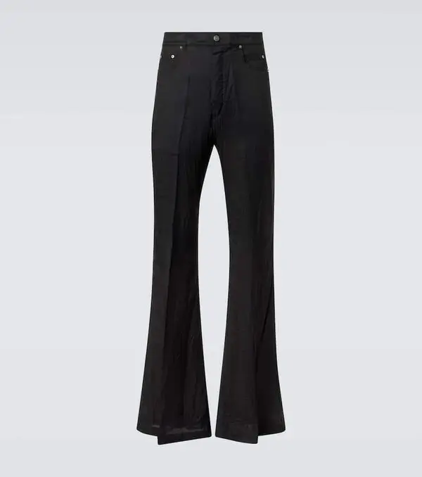 Rick Owens Bolan Twill Bootcut Pants