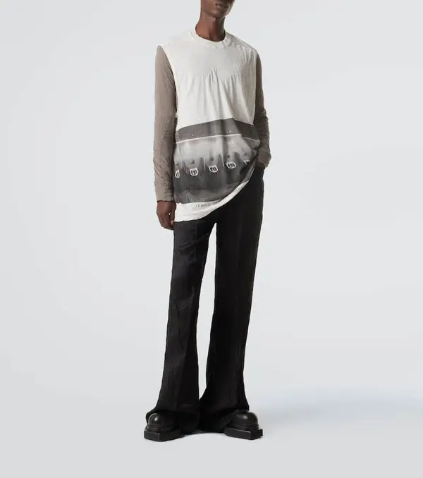 Rick Owens Bolan Twill Bootcut Pants