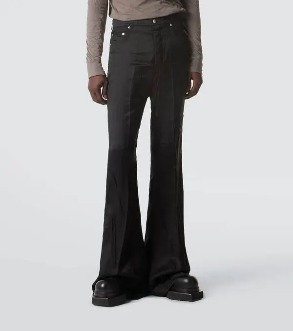 Rick Owens Bolan Twill Bootcut Pants