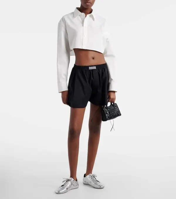 Balenciaga Le City Mini Leather Top-handle Bag - Black
