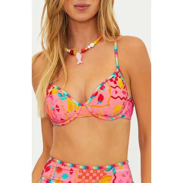 Beach Riot Kori Underwire Bikini Top - Passion Fruit