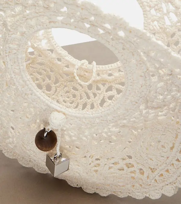 Jacquemus Spiaggia Small Crochet Top-handle Bag